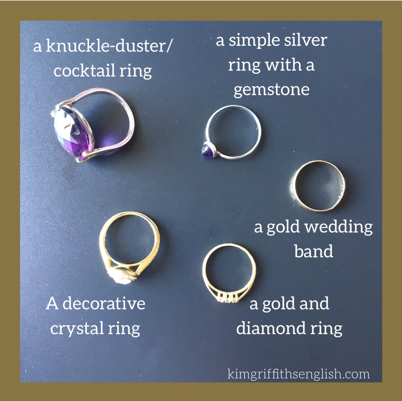 How much Bling is too much Bling? Jewellery! – Kim Griffiths English