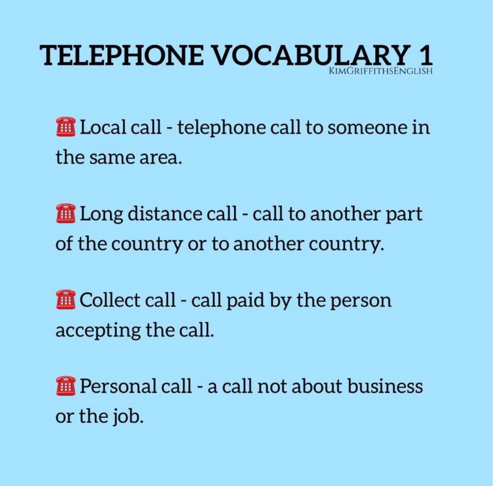 5 Easy Steps to making a telephone call in English – Kim Griffiths English