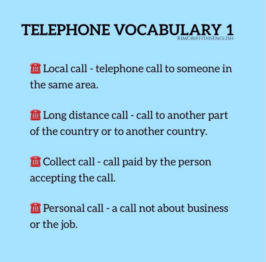 5 Easy Steps to making a telephone call in English – Kim Griffiths English