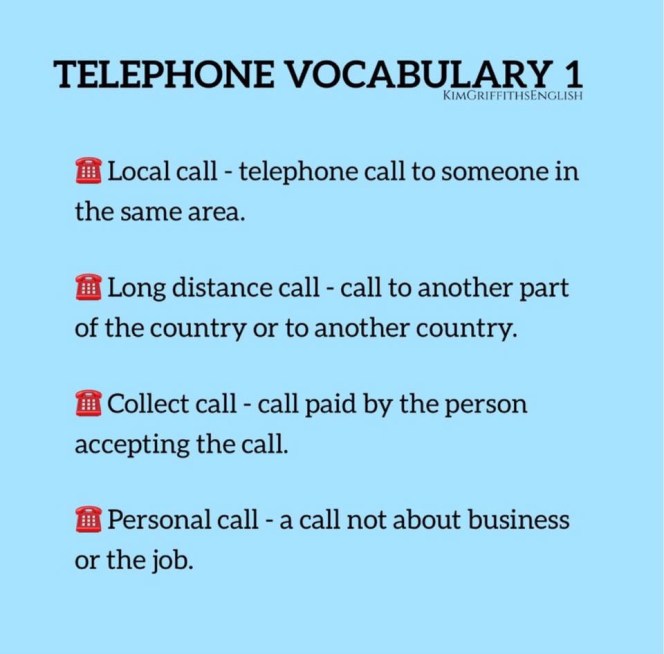 5 Easy Steps to making a telephone call in English – Kim Griffiths English