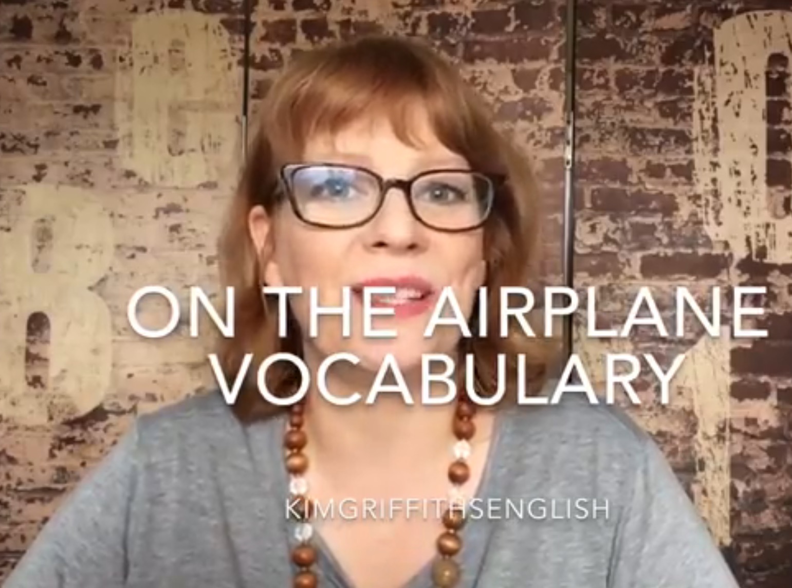 The best guide to English for on an airplane. – Kim Griffiths English