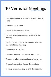 THE Guide to Meetings in English, Part 1 – Kim Griffiths English
