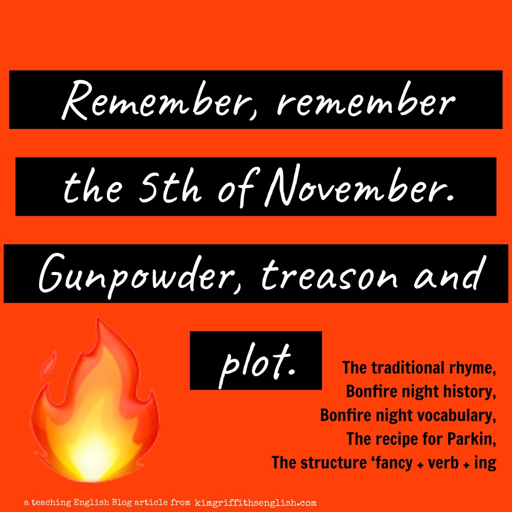 Remember remember the 5th of November – Kim Griffiths English
